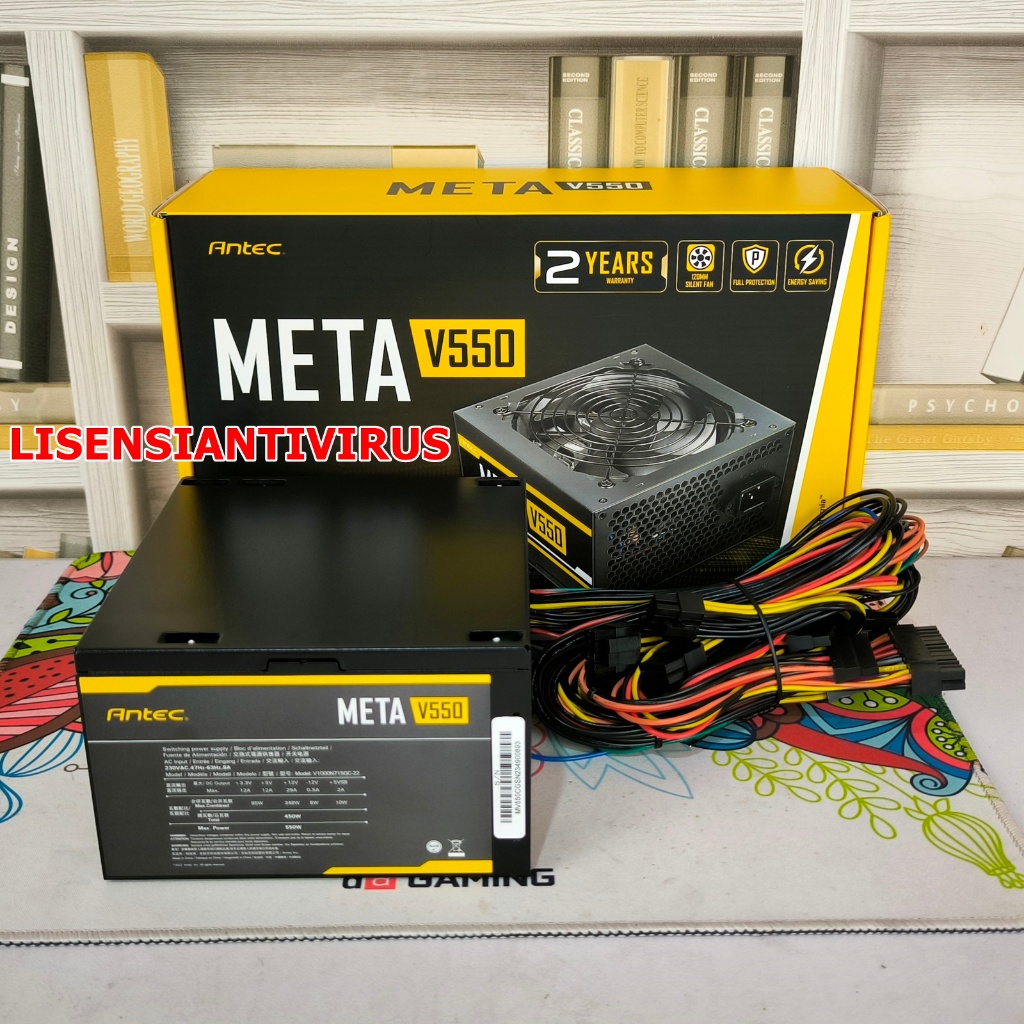 Jual PSU Antec META V550 550W (Efficiency 80%) Power Supply 550W Silent | Shopee Indonesia