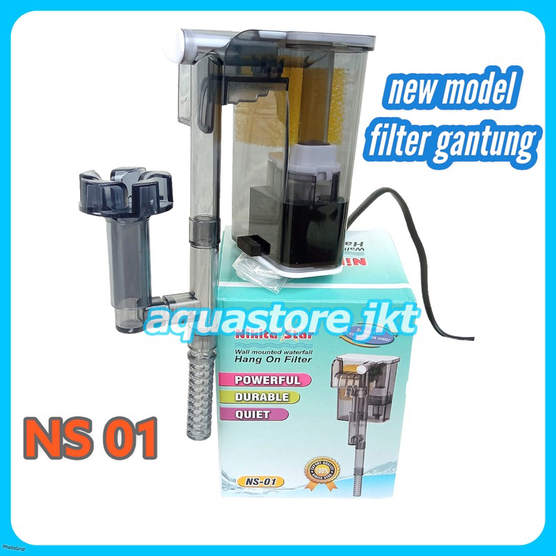 Jual FILTER GANTUNG AQUARIUM AQUAMAN RECENT HIKARI 501 FILTER HANG ON ...