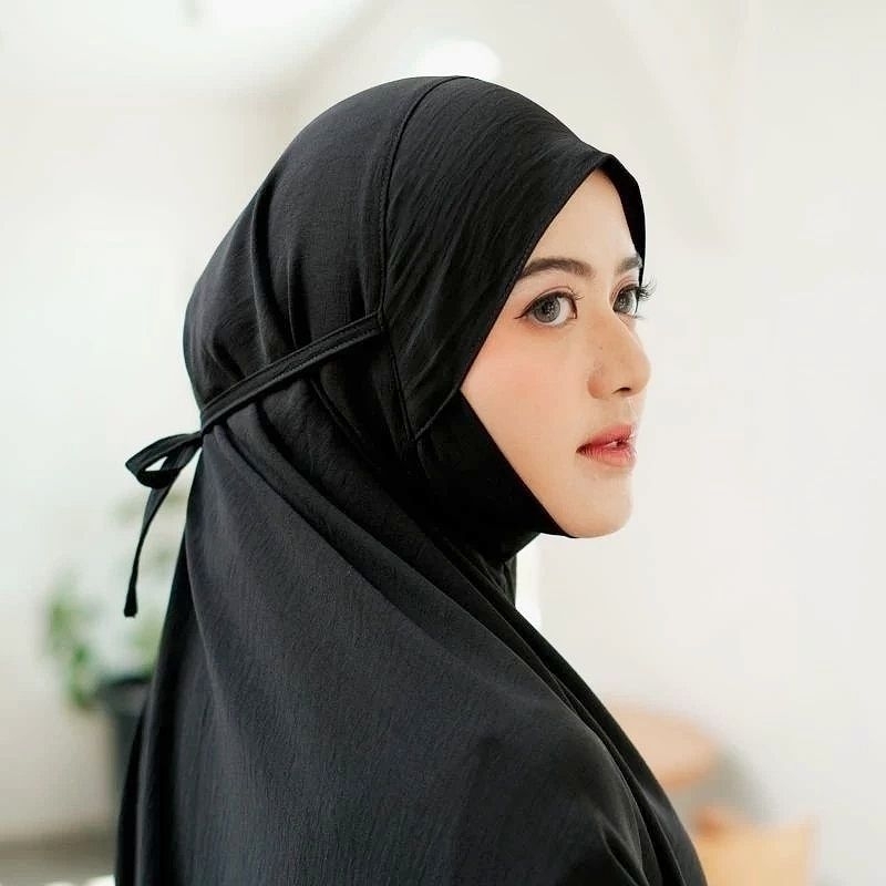 Jual Hijab Dagu Jilbab Inara Syar'i size XXL kerudung Instan | Shopee ...