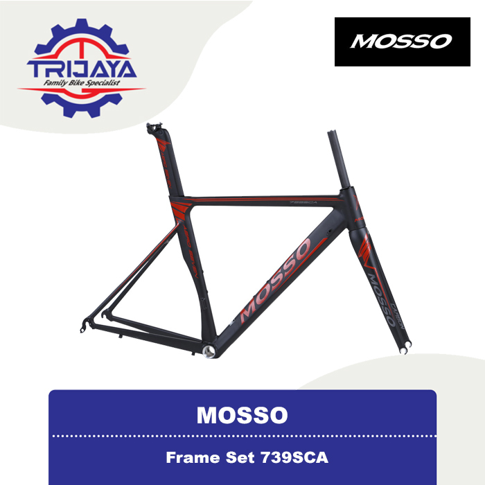 Jual Mosso 739SCA Frame Set Sepeda Aero [700C] Alloy Frame Fork Carbon ...