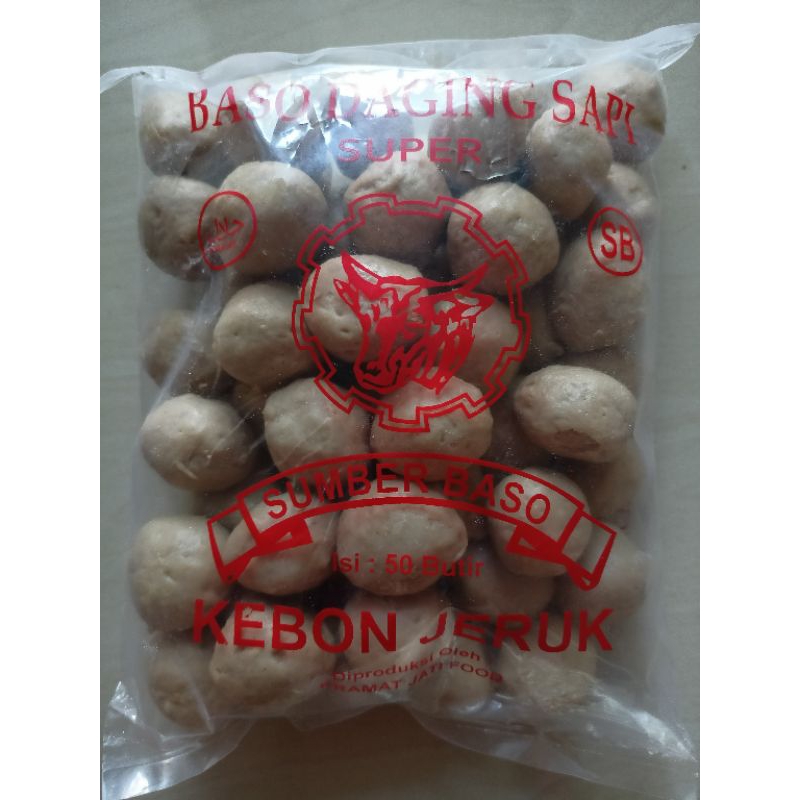 Jual Bakso Sapi Kebon Jeruk Isi 50pcs Shopee Indonesia 