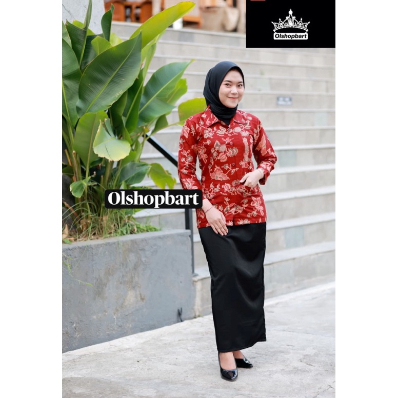Jual Baju dwp persatuan lapis furing batik dwp darma wanita persatuan ...