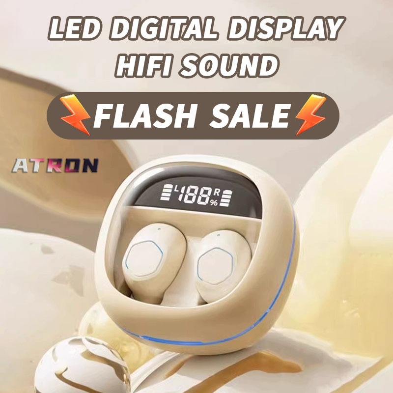 Jual ♞TWS M41 Wireless Bluetooth Headset with Mic transparent Earbuds ...