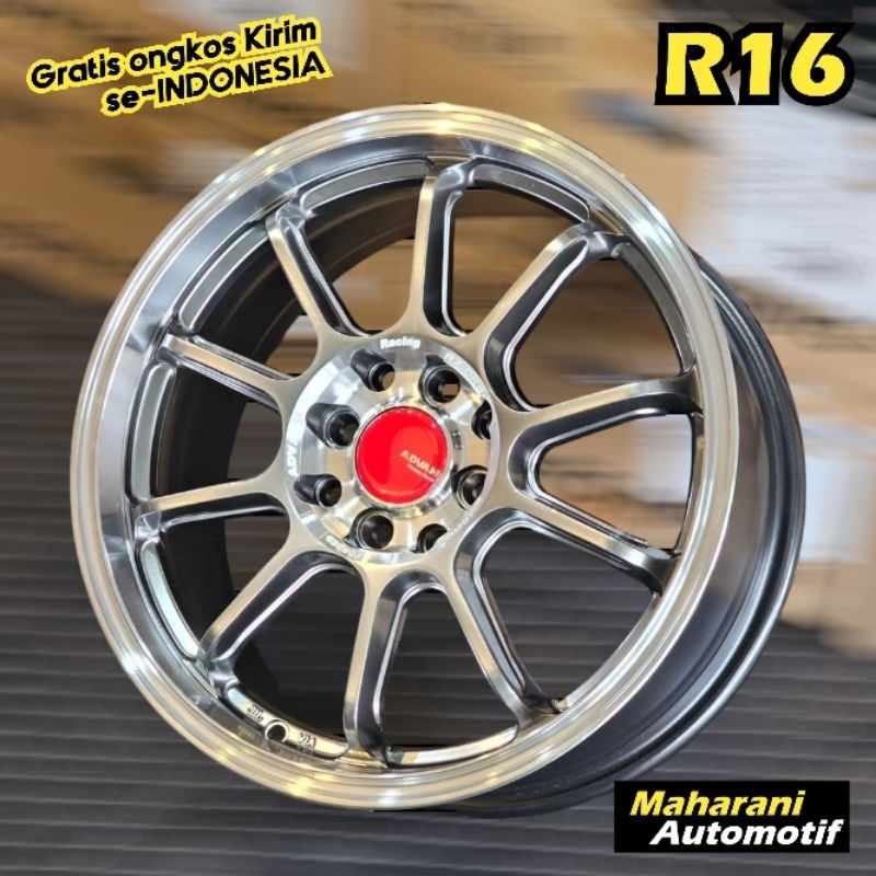 Jual velg mobil racing ring ADVAN RZDFF2 velg r16 mobil mobilio,agya,ayla,ignis,brio,calya,sigra ...
