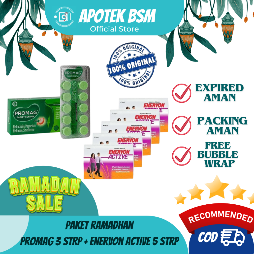 Jual PAKET RAMADHAN PROMAG TAB 1 BOX 3 STRIP + ENERVO ACTIVE 5 STRIP ...