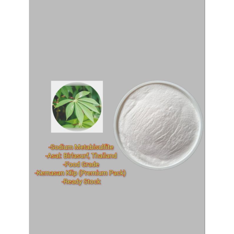 Jual Sodium Metabisulfite Thailand / Sodium Meta / Birlasulf (1KG ...