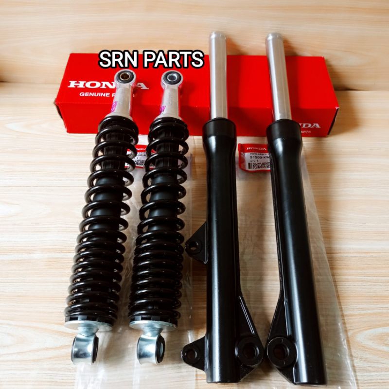 Jual PAKET As Shock Depan +Tabung + Shock Breaker Belakang Honda Revo ...