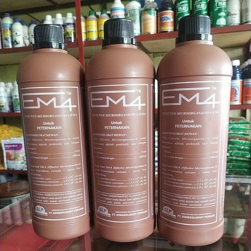 Jual Probiotik EM4 Peternakan - 1 Liter | Shopee Indonesia