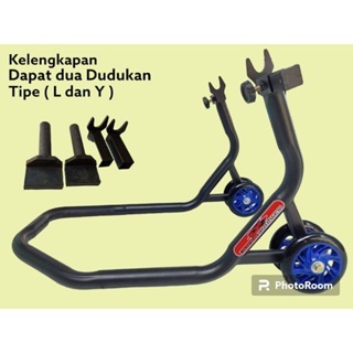 Jual Standar Paddock Pedok Besi Bulat Motor Sport Warna Ninja R15 R25 ...