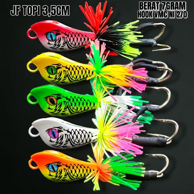 Jual JUMP FROG MINI TOPI 3,5CM ZAL LURE. JF MINI. | Shopee Indonesia