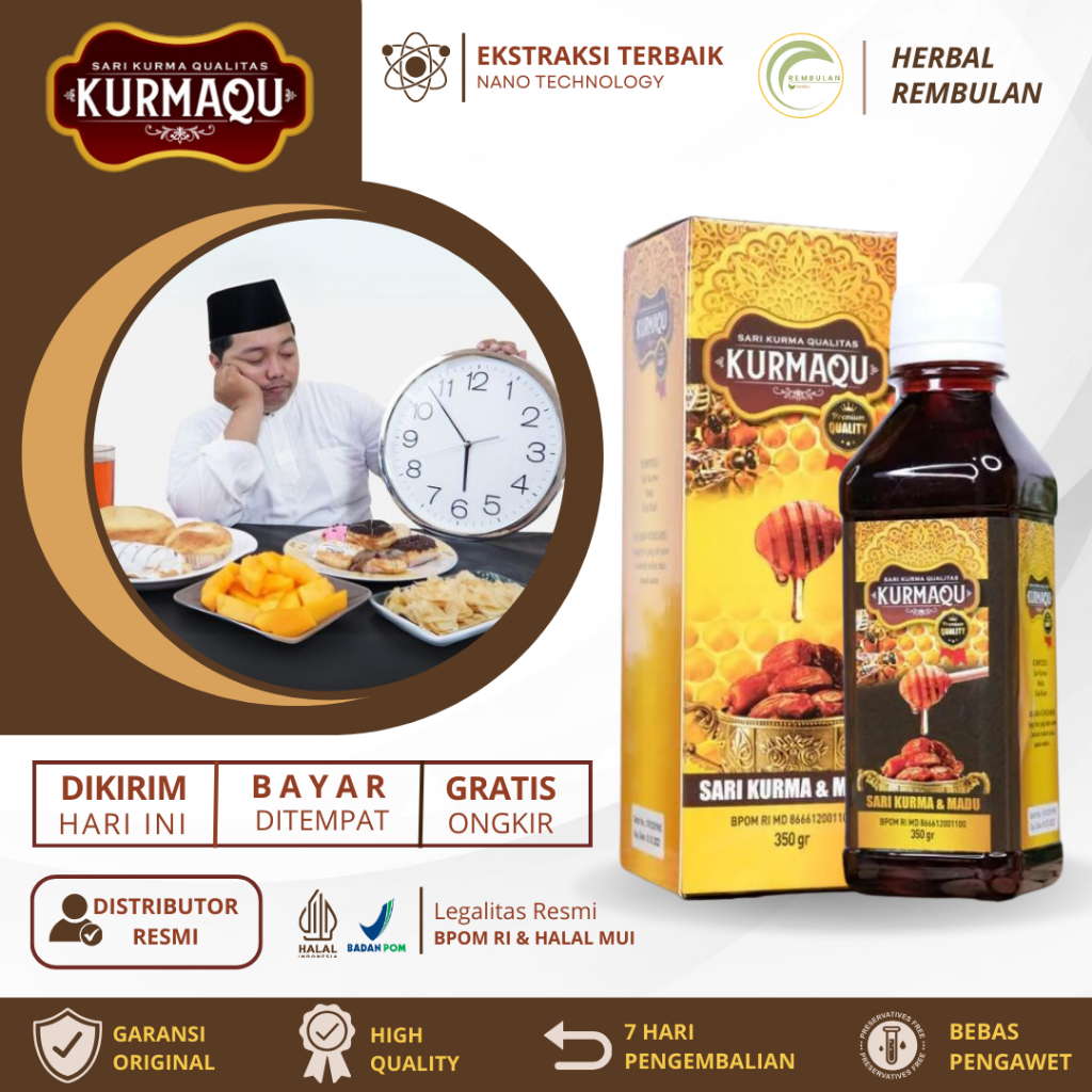 Jual Kurmaqu - Madu Sari Kurma Penahan Lapar Saat Berpuasa, Madu ...