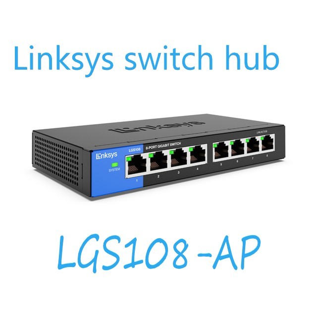 Jual LINKSYS LGS108-AP 8-Port Desktop Business Gigabit Switch | Shopee ...