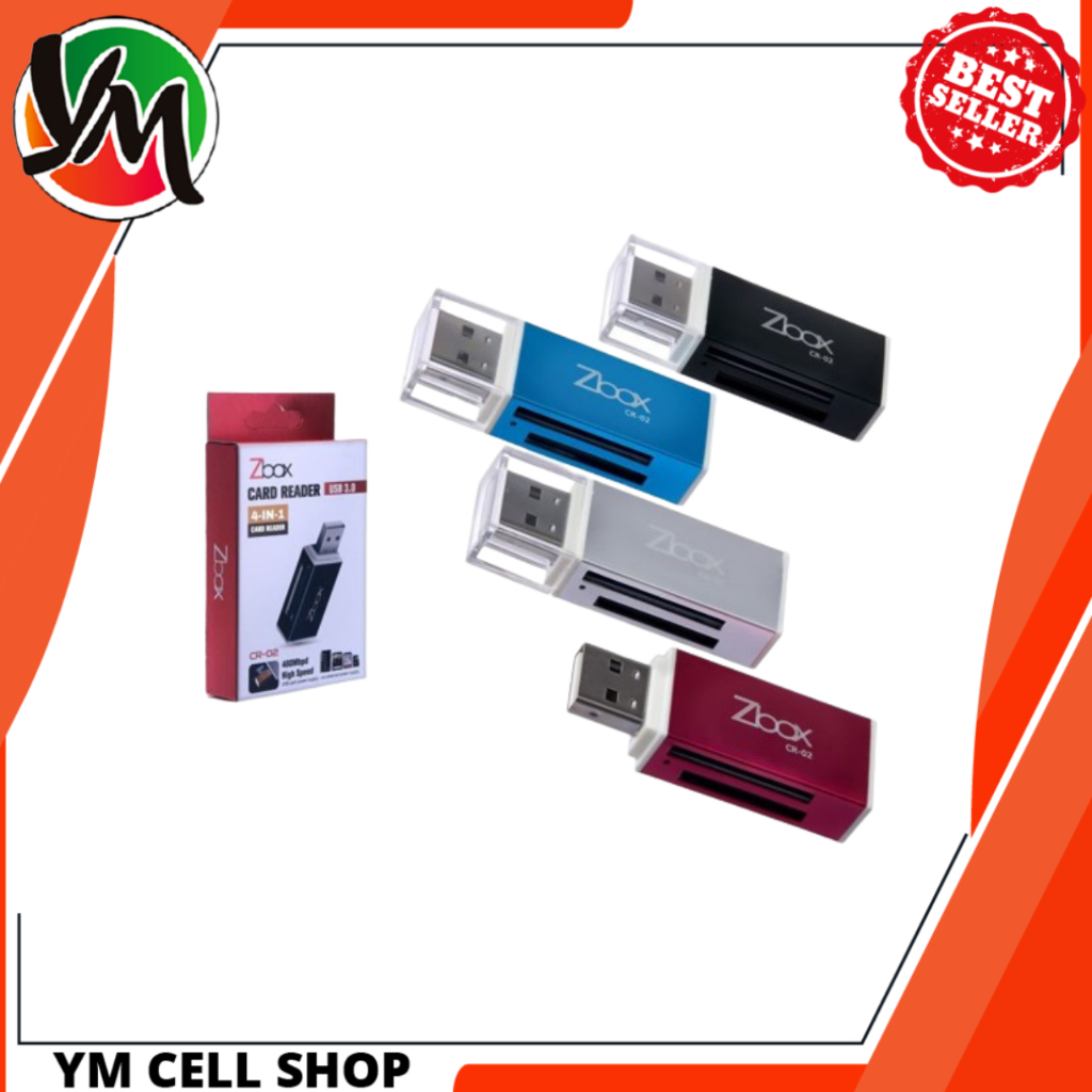 Jual CARD READER ZBOX MULTI CR-02 Zbox Aluminum Housing 4In1 High Speed ...