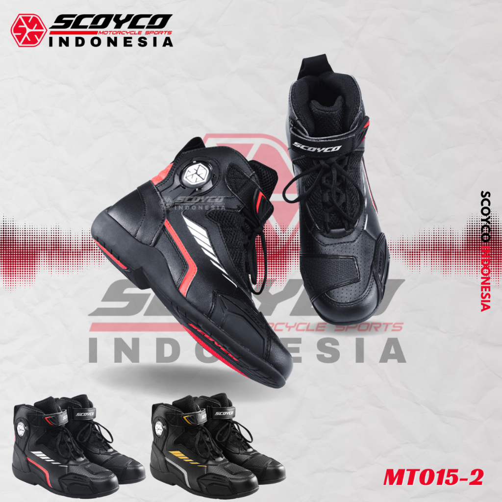 Jual Sepatu Kulit Boots Motor | Touring Boots Leather | Protector Shoes ...