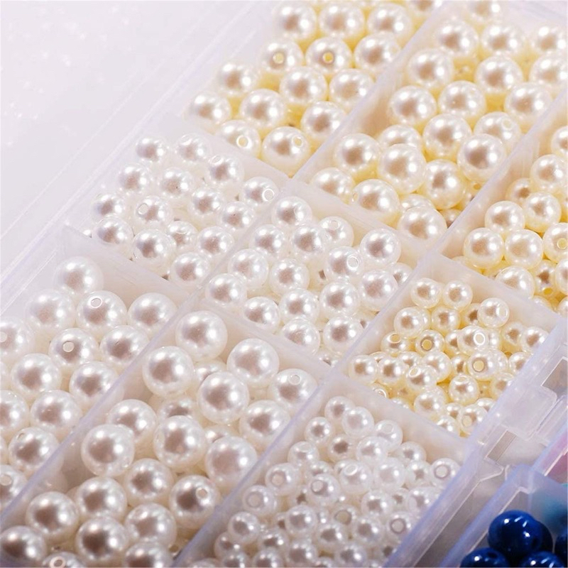 Jual (20gr) Mutiara ringan ABS putih / putih tulang / broken white ada ...