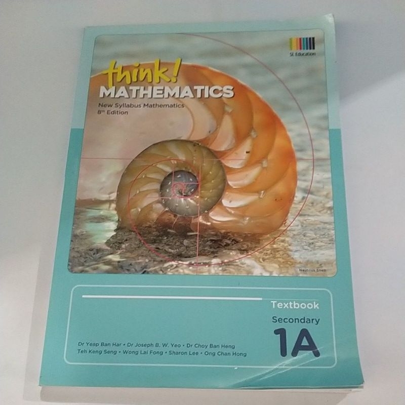 Jual Think MATHEMATICS Textbook Secondary 1 A Dan Workbook 1 B | Shopee ...
