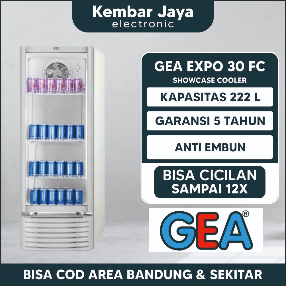 Jual SHOWCASE GEA TYPE EXPO 30 FC GARANSI RESMI | Shopee Indonesia