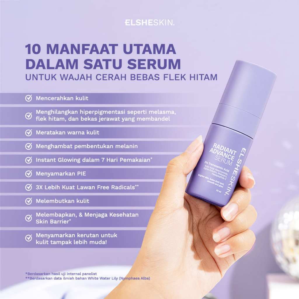 Jual NEW FORMULA Elsheskin Radiant Advance Serum 20ml - Brightening ...