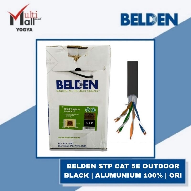 Jual Belden Kabel LAN STP CAT 5 (50105F) Outdoor Original USA 100% ...