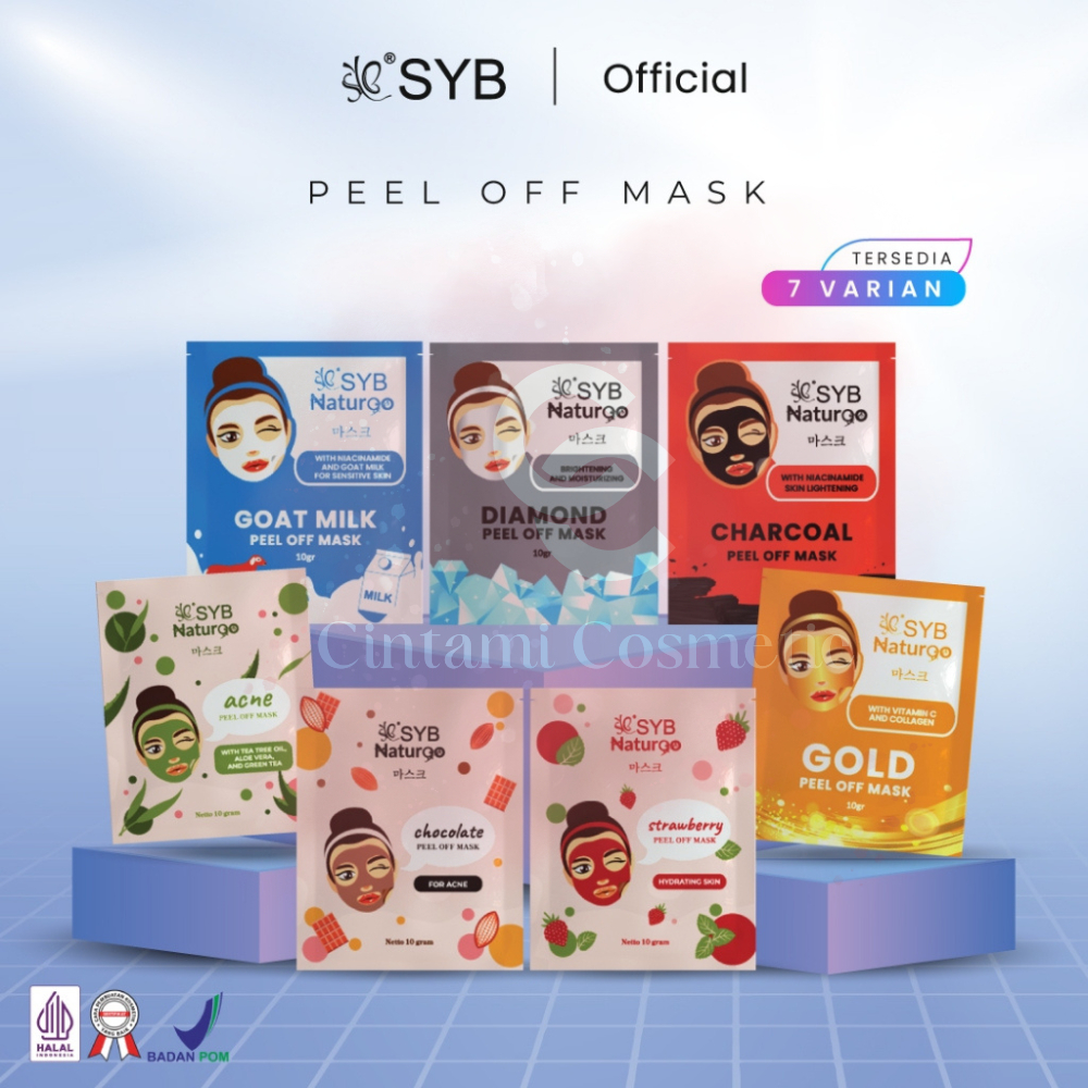 Jual SYB NATURGO Peel Off Mask Sachet (Satuan Ecer) | Shopee Indonesia