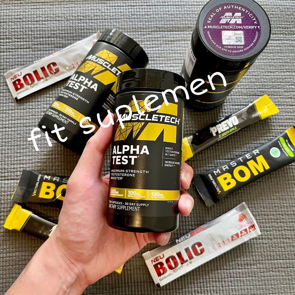 Jual Alpha Test 120 Capsules Kapsul 120caps Capsule Testo Booster