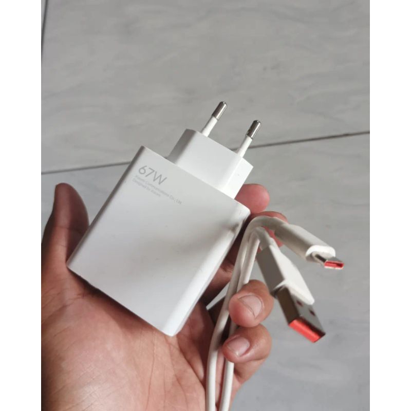 Jual Ces/Charger original Xiaomi 67W 6A bekas bawaan mi 11 ultra ...