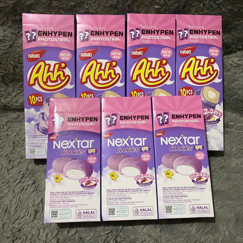 Jual Nabati Ahh dan Nextar Korean goguma ungu x Enhypen ( bonus ...