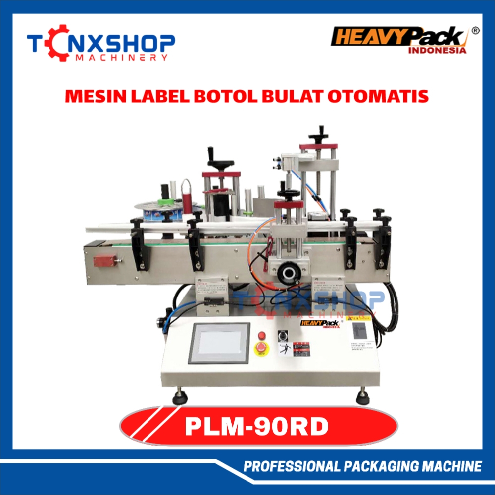 Jual Mesin Labelling Pemasangan Label Sticker Otomatis HEAVYPACK PLM-90RD | Shopee Indonesia