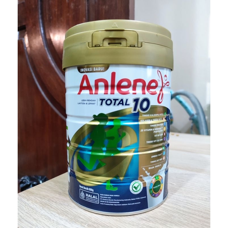 Jual ANLENE Total 10 Susu Bubuk Dewasa Vanilla 800gr | Shopee Indonesia