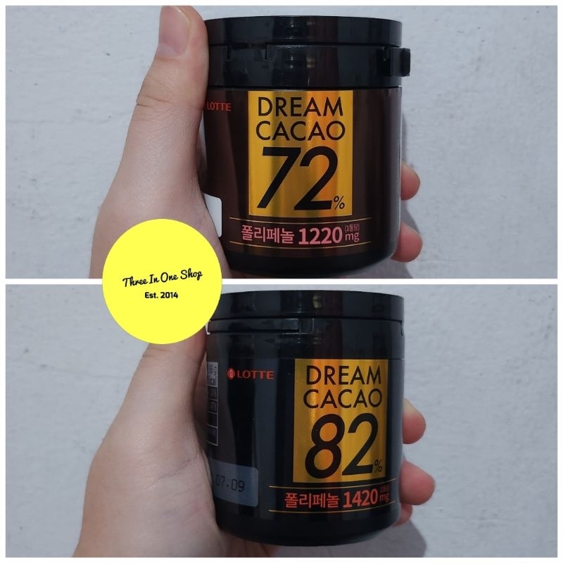 Jual [READY STOCK] Lotte Dream Cacao 56%/72%/82%/Crunky | Shopee Indonesia