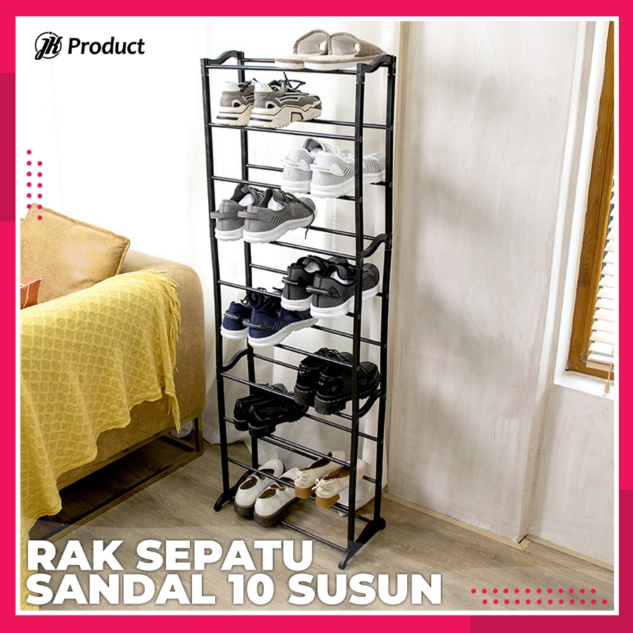 Jual Rak Sepatu Sandal Display Toko Tempat Sendal Kerudung Hijab Jilbab ...