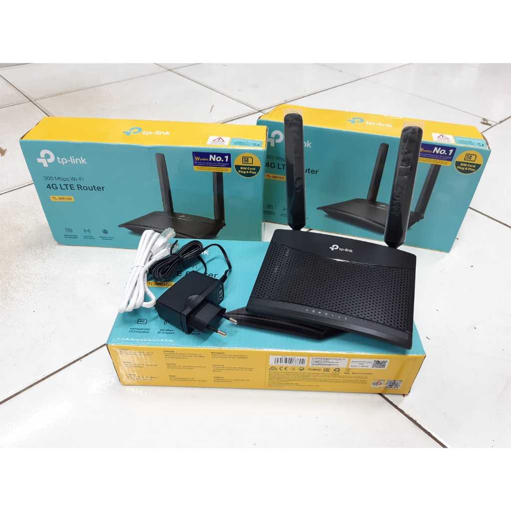 Jual WI-FI TP-LINK 4G LTE ROUTER 300MBPS TL-MR6400 | Shopee Indonesia