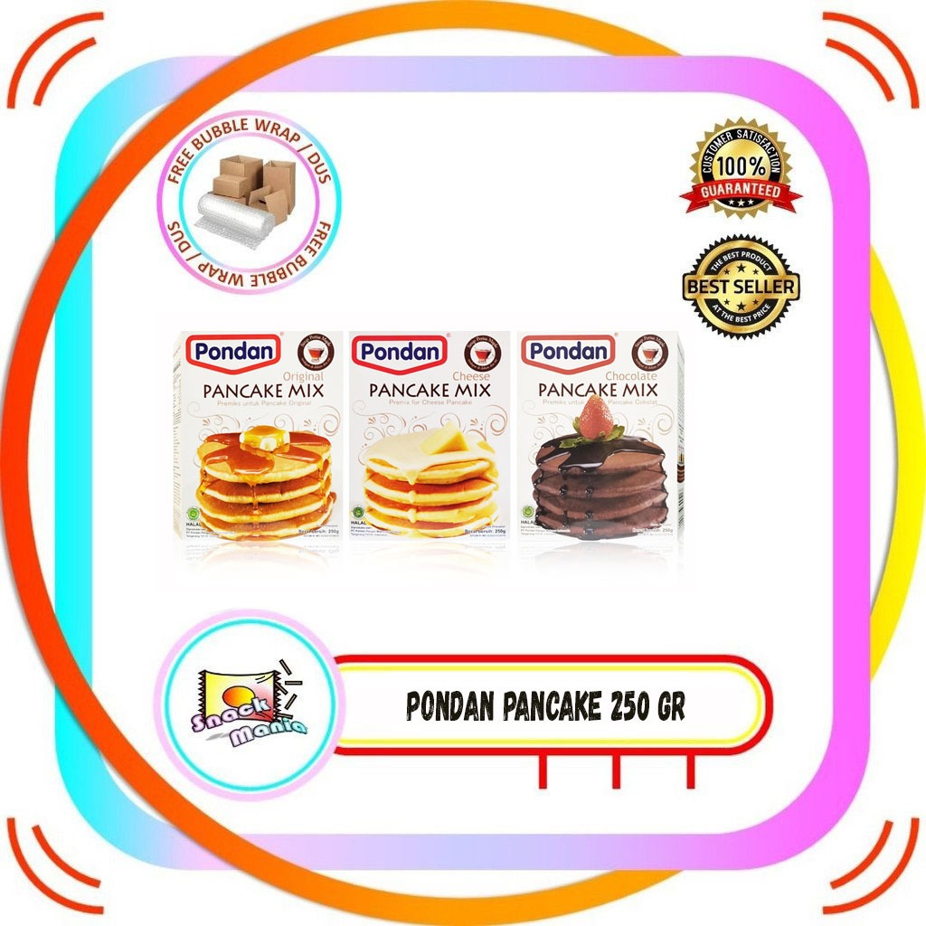 Jual Pondan Pancake Mix Original Cheese Chocolate Tepung Kue 250 gr ...