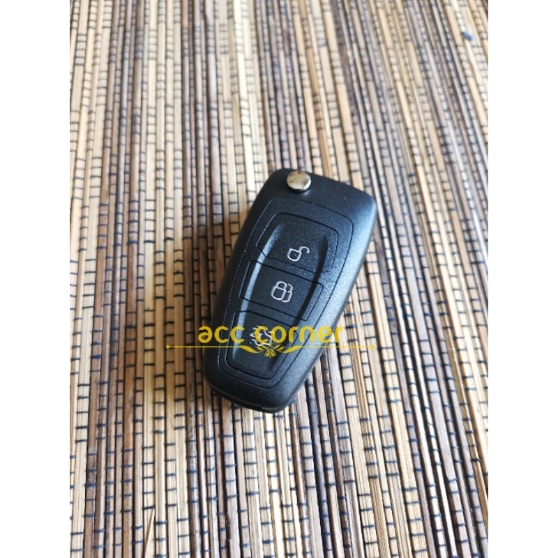 Jual kunci remote ford ranger 2012-2015 full set remote baterai chip ...