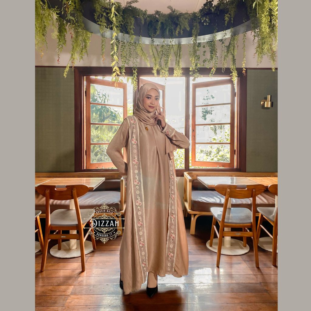Jual Gamis Santorini Set Hijab Pasmina Model Baju Lebaran Busui ...