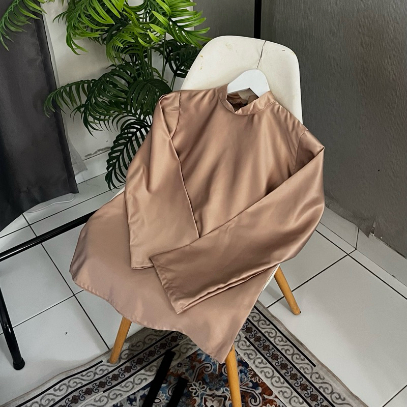 Jual INNER SATIN / INNER SATIN TURTLENECK / INNER SATIN BLOUSE ...