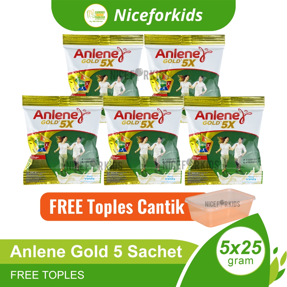 Jual Anlene Actifit Renceng isi 10 Sachet Susu Bubuk Tinggi Kalsium ...