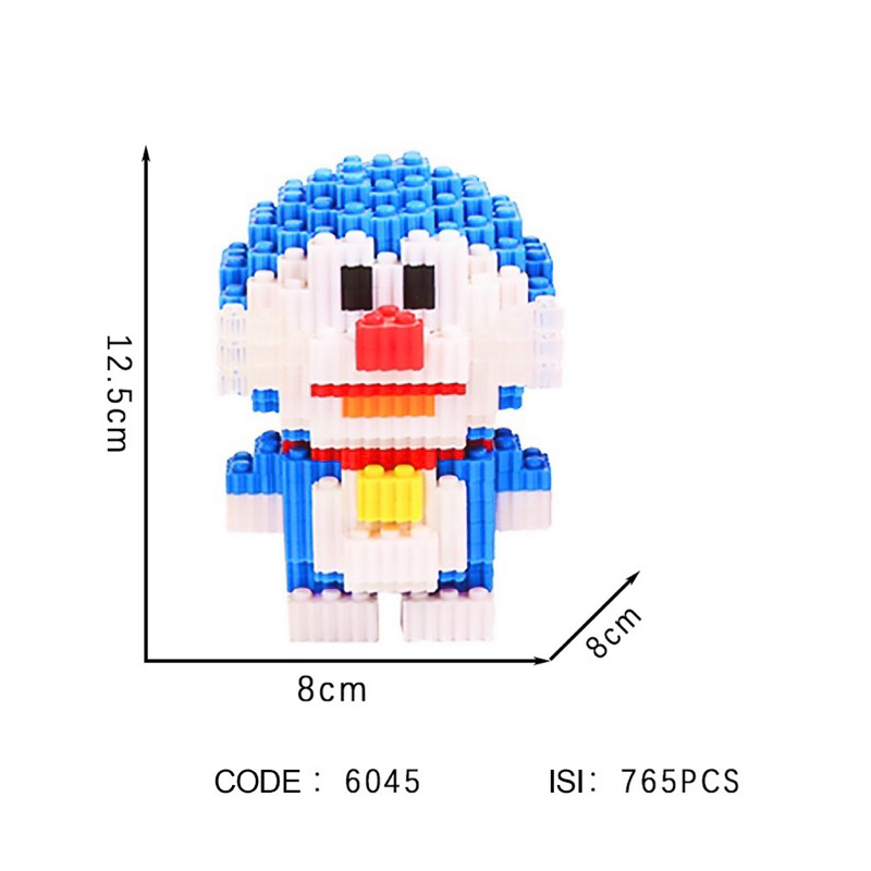 Jual Mainan Nano Block doraemon / Doraemon figure / Mainan balok ...