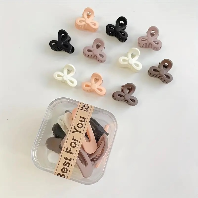 Jual Jedai Mini Kutu Jepit Rambut Kecil Mini Pony Anak Baby Warna Doff ...