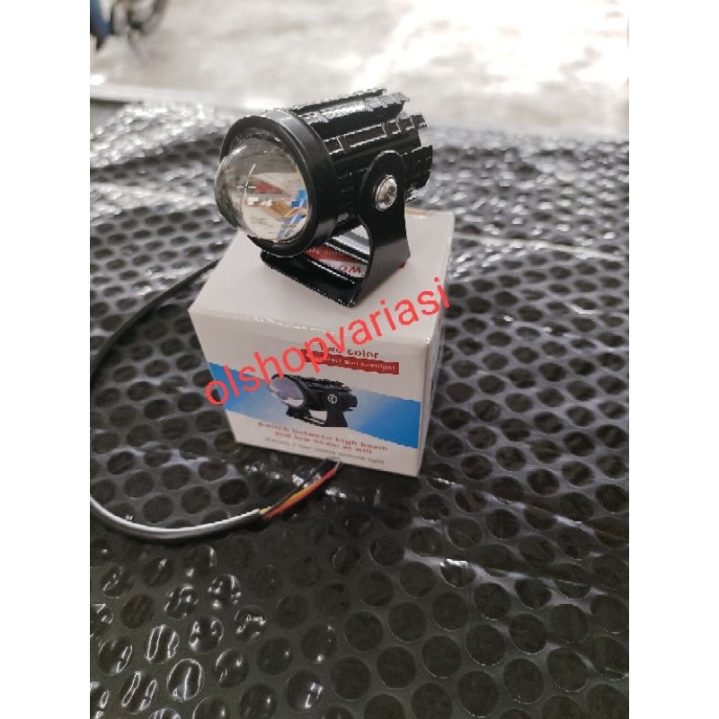 Jual Lampu tembak anti air D2 mini laser 2 warna Putih - Kuning super ...