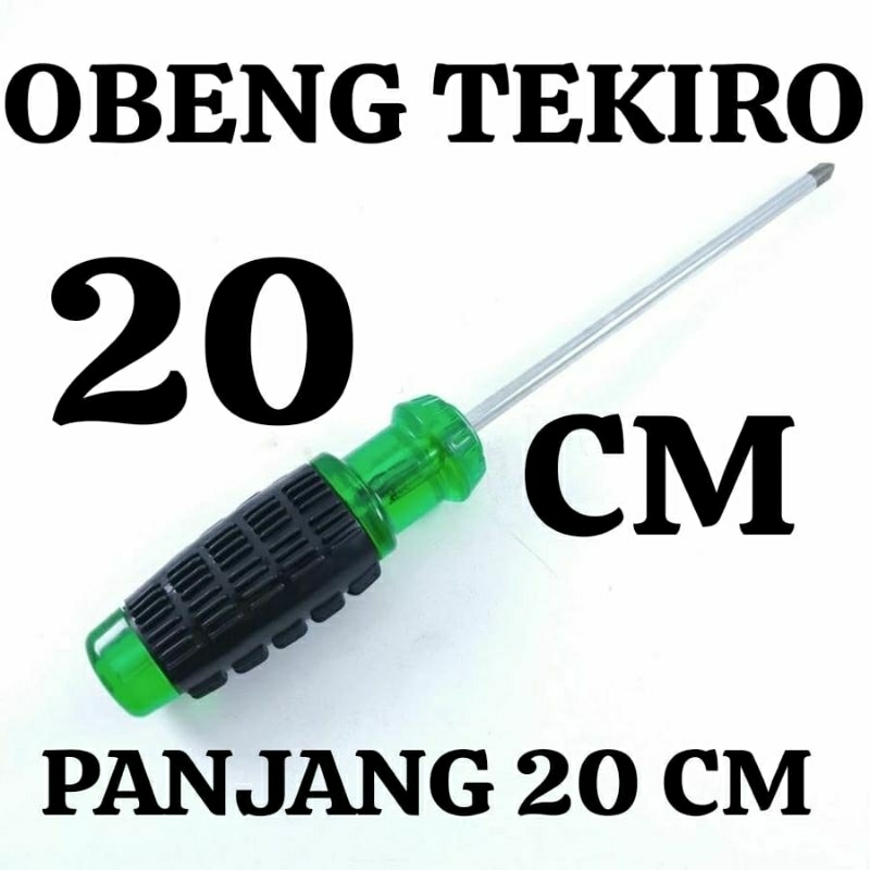 Jual OBENG TEKIRO + UKURAN 20CM | Shopee Indonesia
