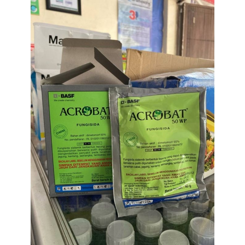 Jual FUNGISIDA ACROBAT 50WP kemasan 40gram | Shopee Indonesia