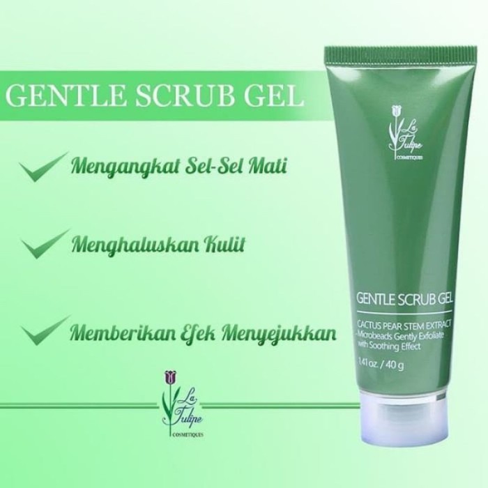 Jual LA TULIPE Gentle Scrub Gel 40g | Shopee Indonesia