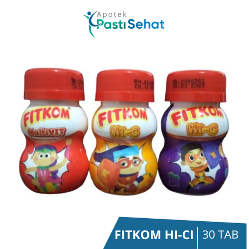 Jual Fitkom HI-C Tablet Hisap Multivitamin Anak Rasa Anggur isi 21 ...