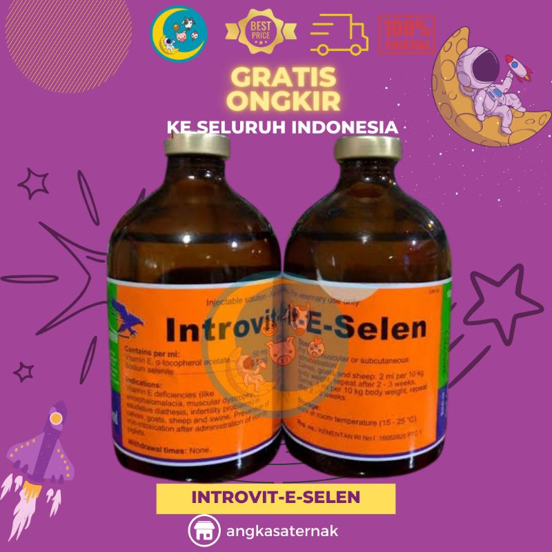 Jual Introvit E Selen @100ml - Vitamin E dan Selenium Untuk Fertilitas ...