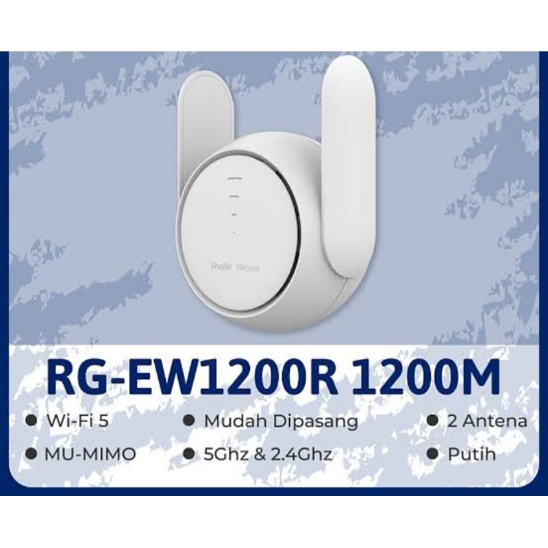 Jual RUIJIE RG-EW1200R 1200M Dual-Band Mesh Wi-Fi Extender | Shopee ...
