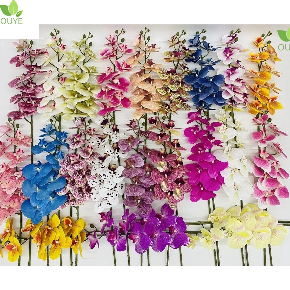 Jual Penjualan TerbaikCOD OUYE Bunga Anggrek Latex 15cm 3D Real Touch ...