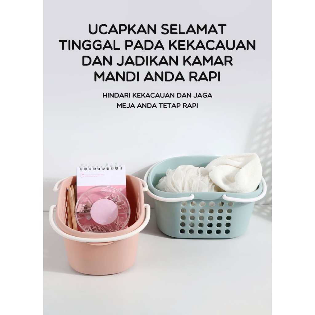 Jual Bonbox Keranjang Alat Mandi BSB30802 Blue / Pink | Shopee Indonesia