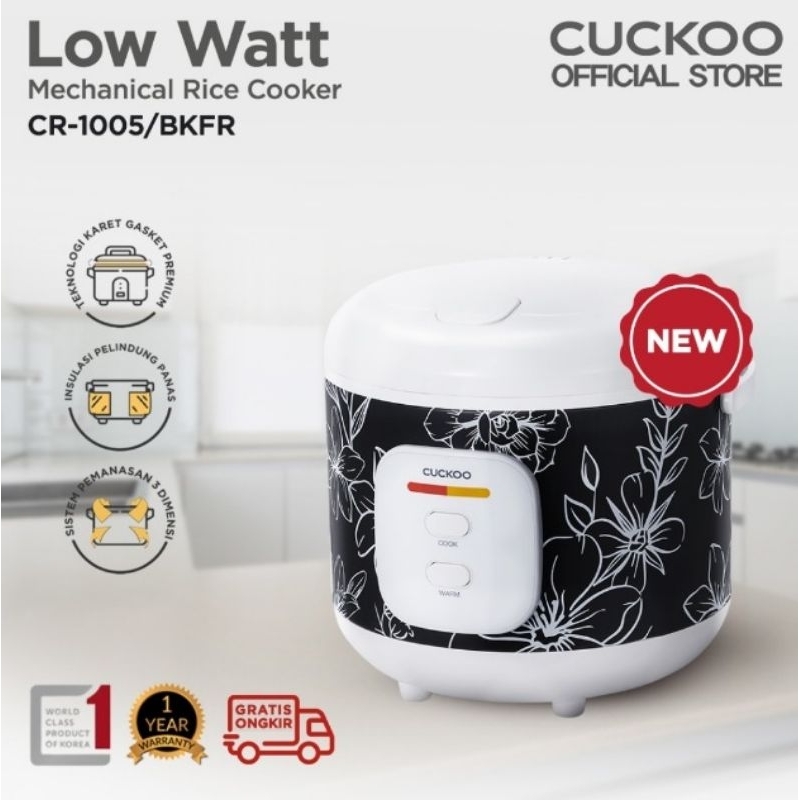 Jual CUCKOO RICE COOKER MECHANICAL CR-1005 1.8 LITER HITAM-PENANAK NASI ...