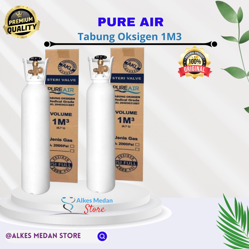 Jual TABUNG OKSIGEN DAN ISI / TABUNG OKSIGEN 1M3 PURE AIR ORIGINAL ...